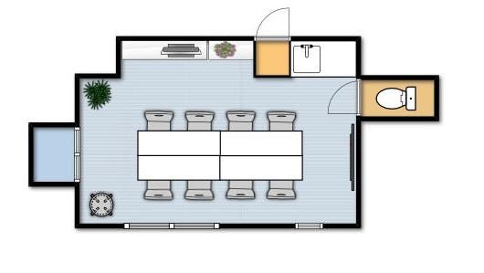 【マリーナ】新宿2分 完全個室 格安会議室 無料WiFi プロジェクタ A/Web会議・テレワークにの写真9