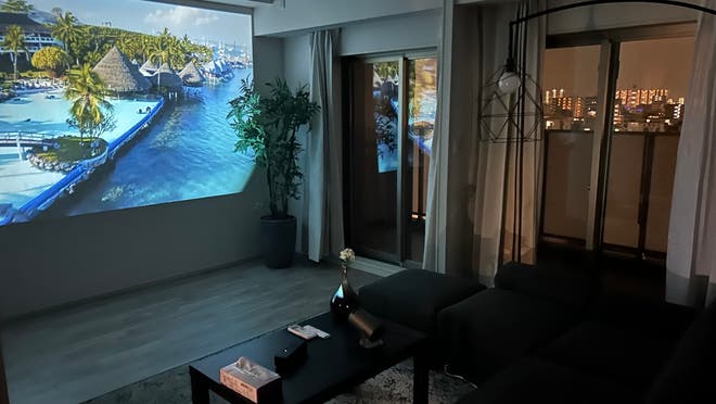 【🚶維持管理費なし🚶】 ✨130㌅プロジェクター🎦シアター🍿デート❤️🍻推し活💖の写真2