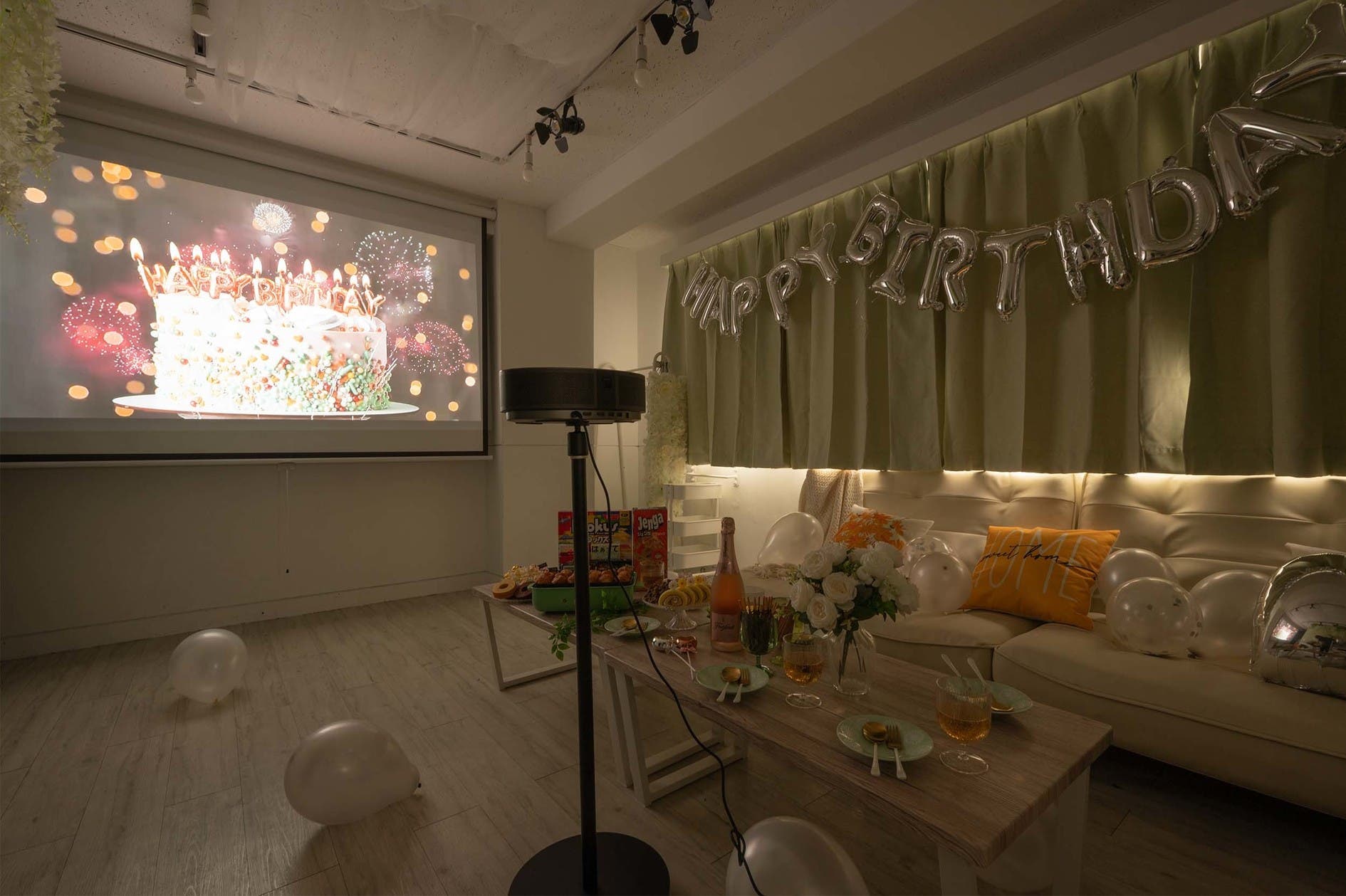 🎄クリスマス＆忘年会シーズン到来🎅🥂🌈隠れ家シアタールーム🎥✨推し活🐰女子会🌹誕生日会🍰電子タバコ可[69]の写真3