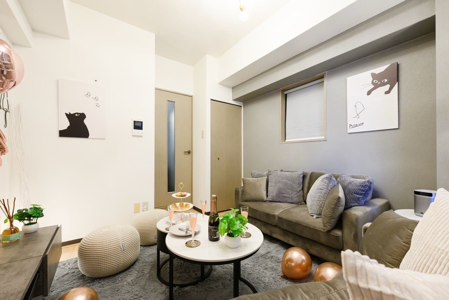 ✨新規オープン🎉✨梅田すぐ🎀✨北欧モダン×おうちシアター🤍隠れ家デート💕大迫力84㌅🎬🎮✨の写真9