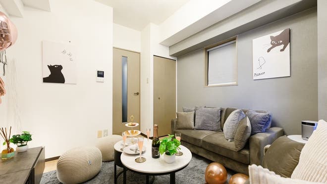 ✨新規オープン🎉✨梅田すぐ🎀✨北欧モダン×おうちシアター🤍隠れ家デート💕大迫力84㌅🎬🎮✨の写真9