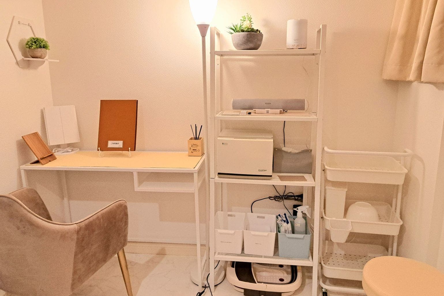 セラピスト必見【葛西駅3分】完全な個室貸切サロン/本格マットレス常設でタイマッサージも可能/エステや整体のベッド完備の写真11