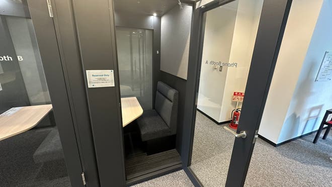 【芝浦ふ頭から徒歩3分】フォンブースA⭐無料Wi-Fi⭐テレワークやオンライン会議に最適◎の写真6