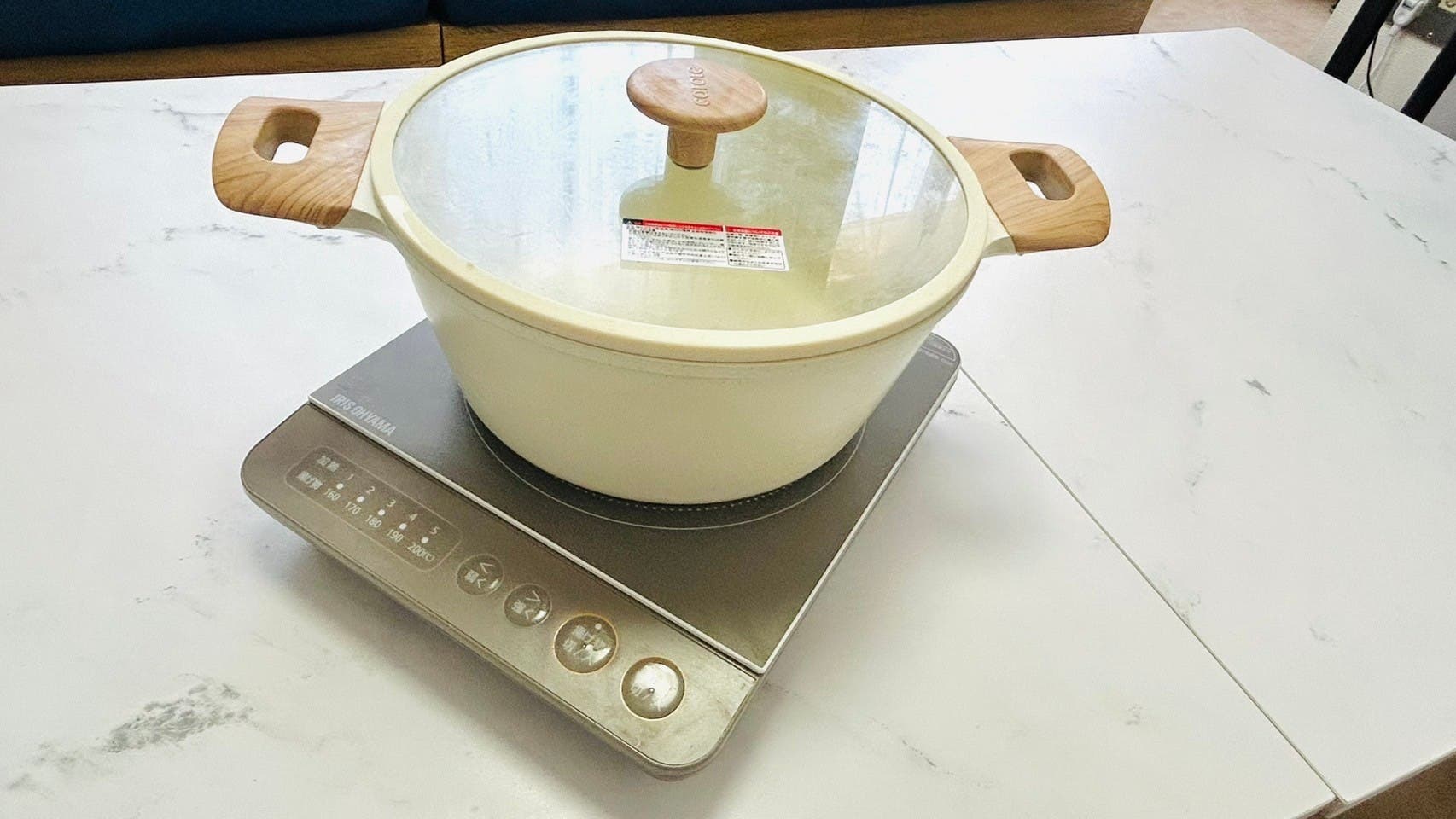 ⑤卓上IHヒーターとお鍋セットの画像1