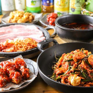 本番の韓国料理サムギョプサル付きプラン！の画像3