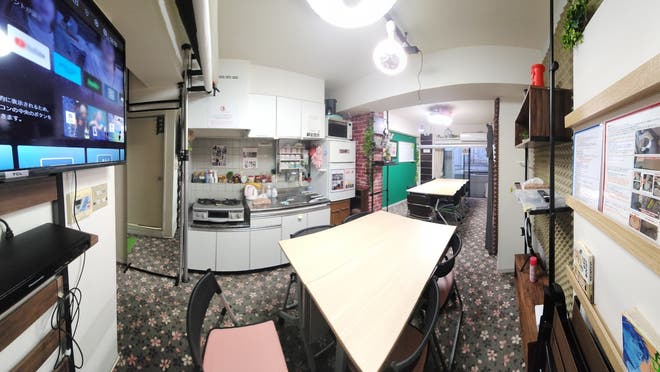 🌸吉祥寺駅2分❗静か•角部屋スペース5F✨アクリル板😆温水便座🎊100型大型スクリーン・ガスコンロ★(吉祥寺スペース5)の写真5