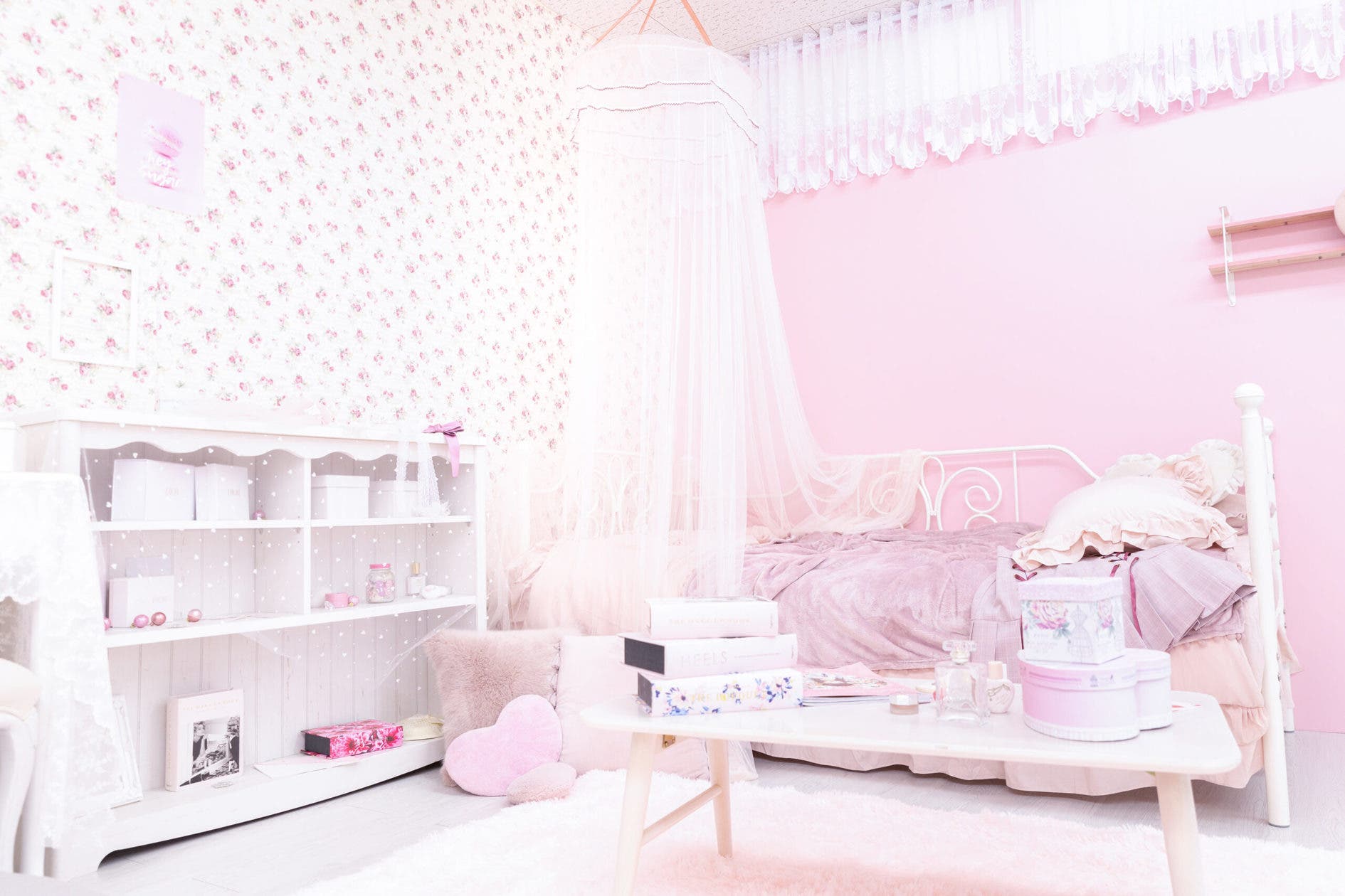 大人かわいい、広いスタジオ🎀可愛いガーリーなスタジオ リリス。ピンクや水色のスペース🎀の写真7