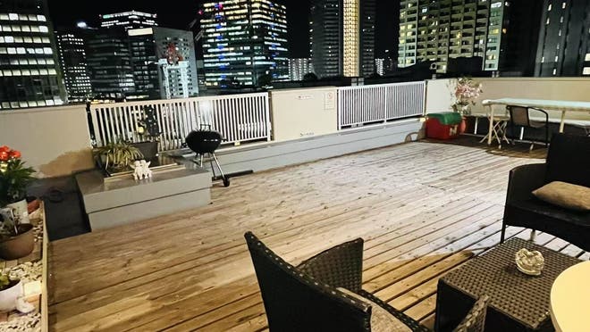 バルコニー&BBQ場贅沢体験五反田駅から徒歩5分の屋上100㎡の写真23