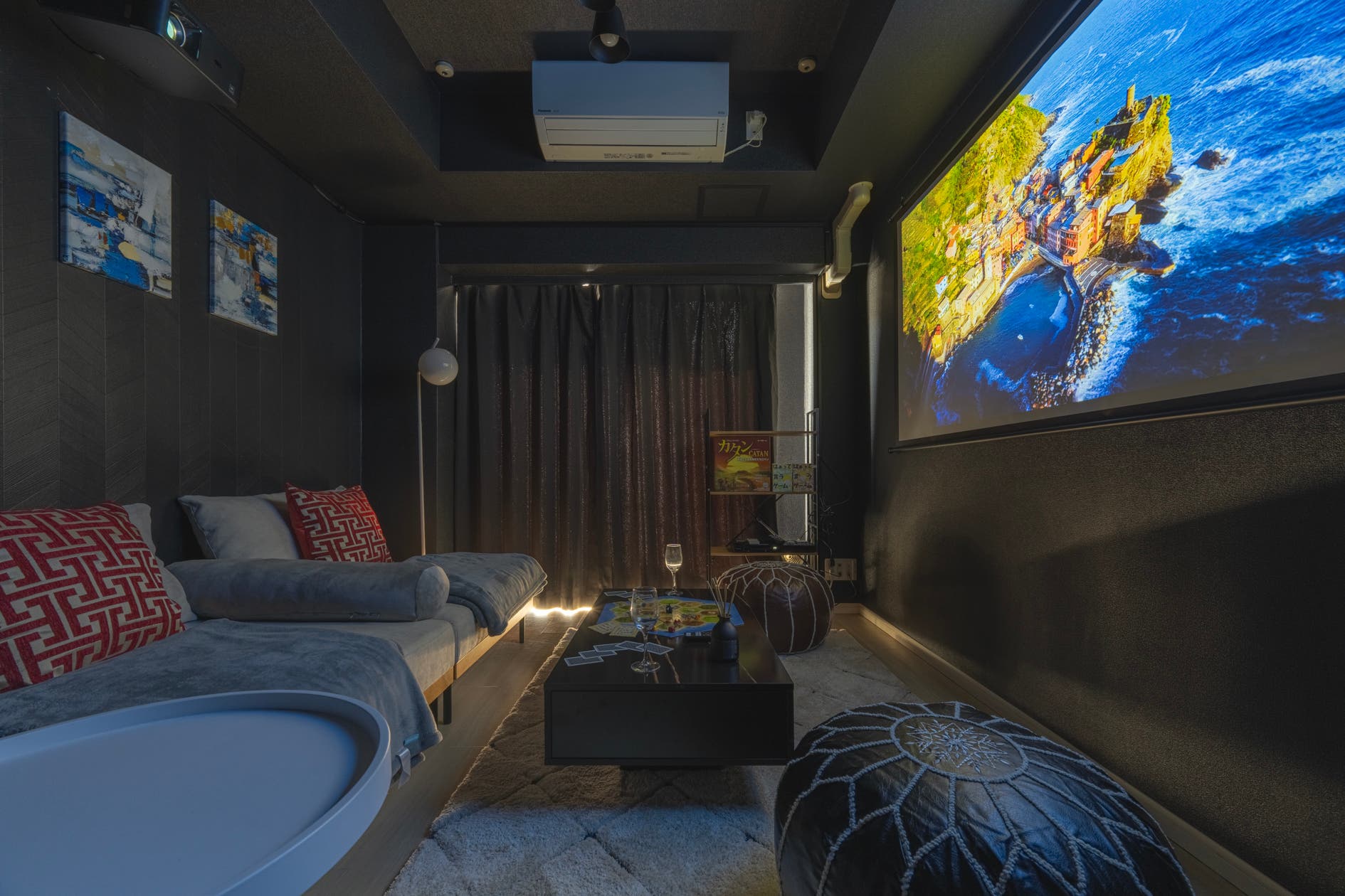 スペモ🎥クリスマス🎄渋谷4分🚶‍♀️プロジェクター🎥デート💕シアタールーム🎞️キッチン622_CINEMA渋谷道玄坂の写真5