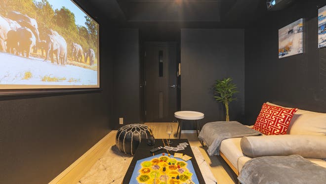 スペモ🎥クリスマス🎄渋谷4分🚶♀️プロジェクター🎥デート💕シアタールーム🎞️キッチン622_CINEMA渋谷道玄坂の写真9