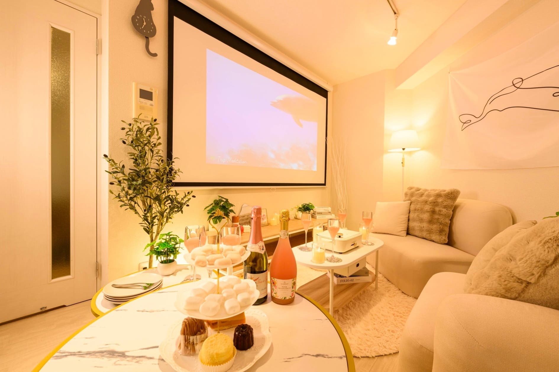 💕韓国っぽ×おうちシネマ🎬Anne💕✨記念日&いつものおうちデート💖✨三ノ宮4分⏳ カップル割引🧡推し活/女子会👀🧡100㌅🎥✨の写真9