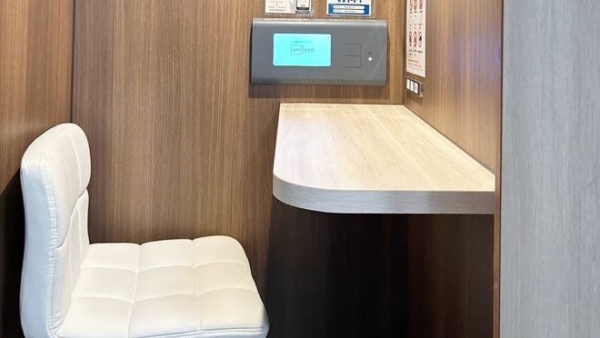 愛知会議室 セントレア空港 テレワークブースN01【無料Wi-Fi・電源完備/テレワーク・面接・会議/1名様向け】の写真2