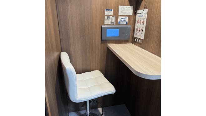 愛知会議室 セントレア空港 テレワークブースN03【無料Wi-Fi・電源完備/テレワーク・面接・会議/1名様向け】の写真4