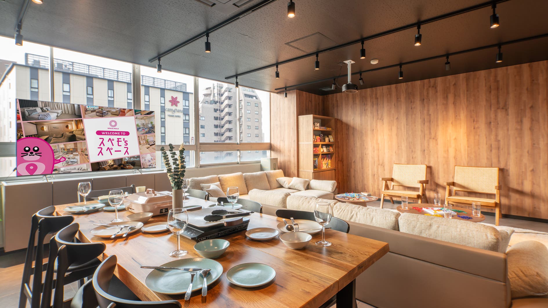 スペモ🏠クリスマス🎄プロジェクター📽️パーティー🥳誕生日🎊打ち上げ🎺615_SpemoLIVING京都五条の写真5