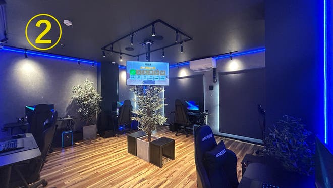 ■PSブース②:【🎮一宮の隠れ家的eスポーツカフェ☕10G回線&ゲーミングPCで勝利を掴め! 🏆】🥤飲み放題✨6席限定の写真1