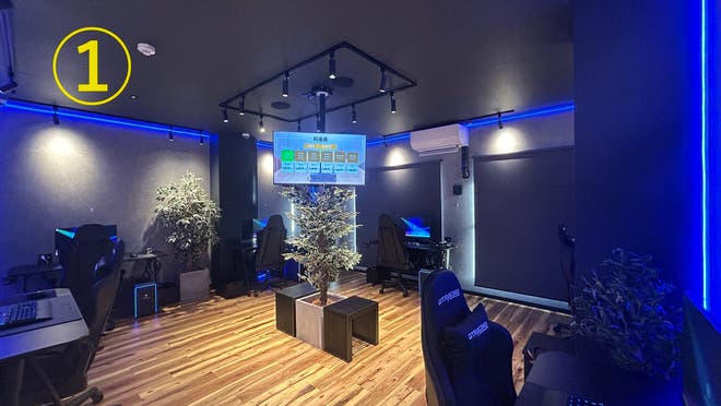 ■PSブース①:【🎮一宮の隠れ家的eスポーツカフェ☕10G回線&ゲーミングPCで勝利を掴め! 🏆】🥤飲み放題✨6席限定の写真1