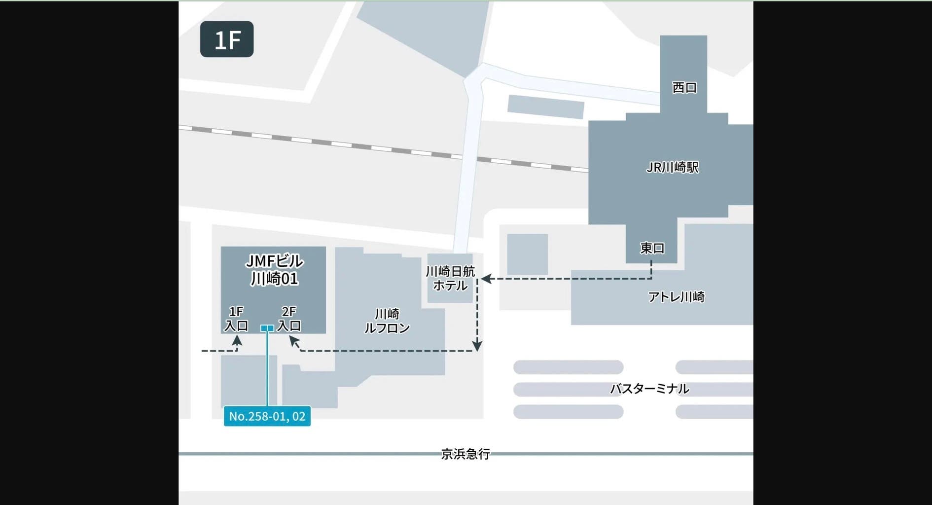 【テレキューブ】JMFビル川崎01の個室型ワークブース（258-01）です。視線と音を遮る、プライベートな集中環境。の写真3