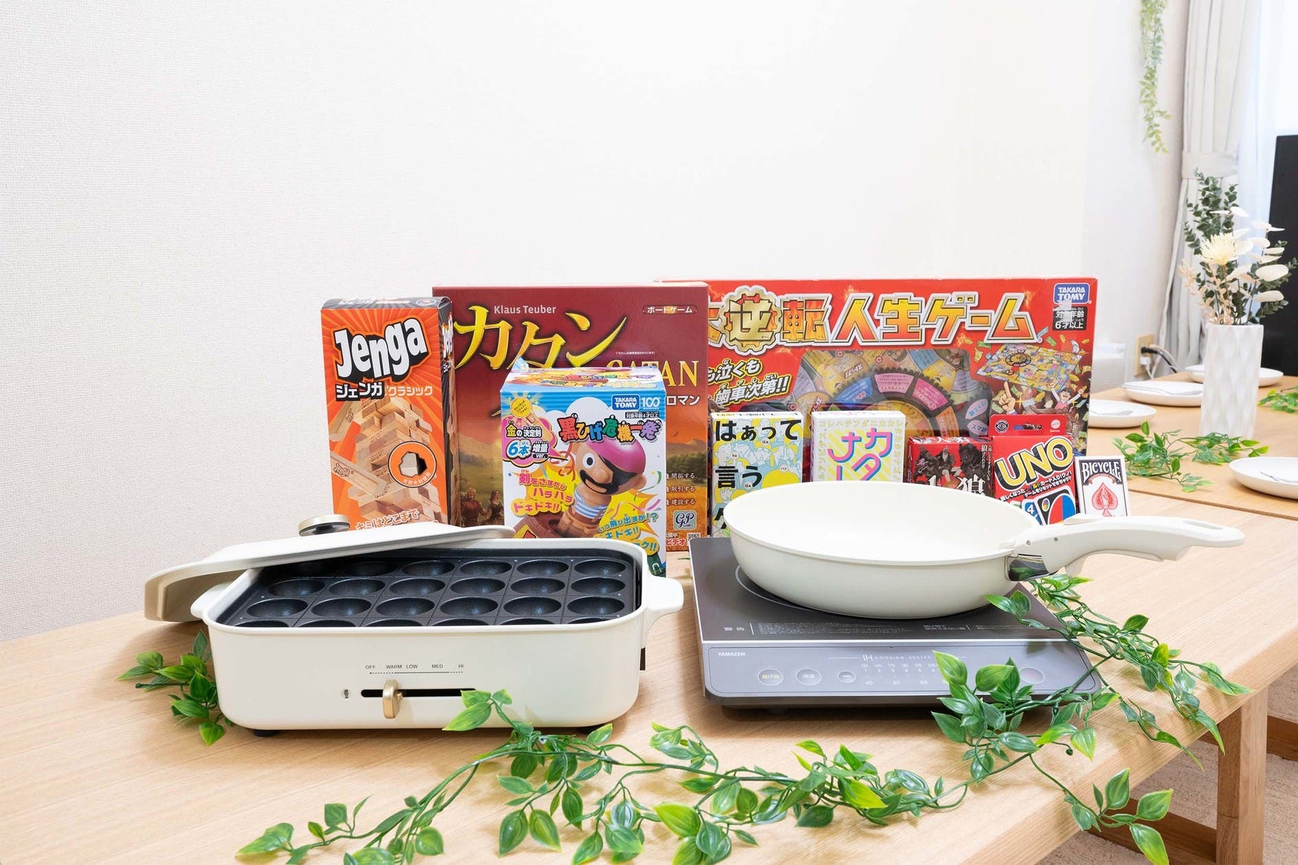 🎬【関内駅徒歩1分】100インチプロジェクター＆大画面TV🎮ゲーム5種🎲ボドゲ10種/たこパOK🍳女子会/誕生日会に最適の写真11