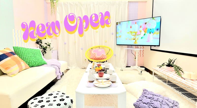 🩷SNS映え🩷防犯カメラなし💛8名様~ 利用可💛女子会・デートに大人気♥️