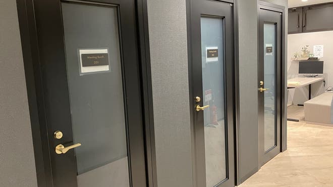 ✨12~1月値下げ中✨【大宮駅東口徒歩2分】1名用個室✨WiFi無料・ドリンク/会議・面接に!オンライン会議室No.203の写真4