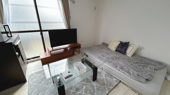 大画面TV📺でYouTubeやhuluなど見放題🎉ゲーム機無料🎮完全個室のプライベート空間🎂🩵の写真1