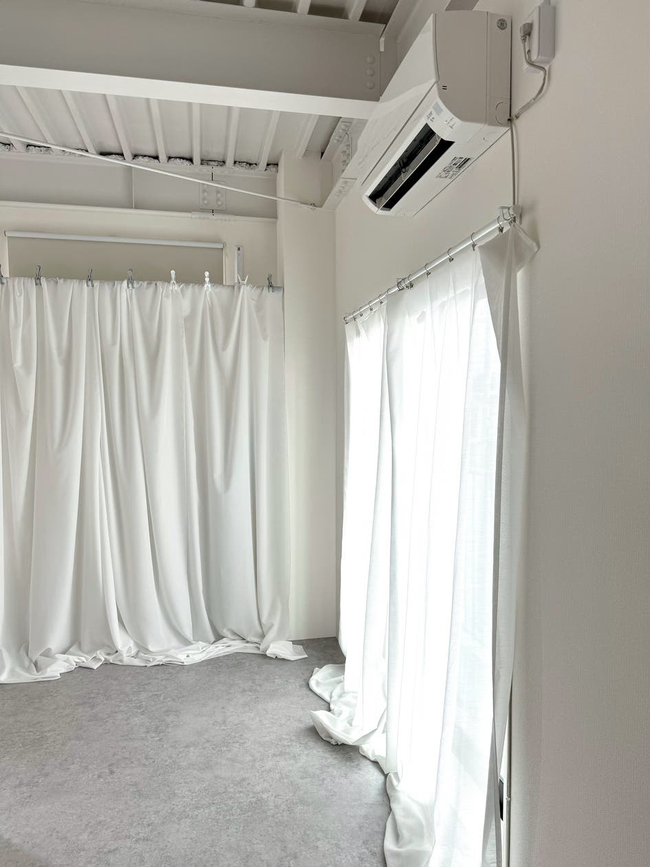 【箱崎駅 徒歩5分】白基調のシンプルなフォトスタジオ・白ホリ✨撮影・ヨガ・ピラティス・ベビマの写真7