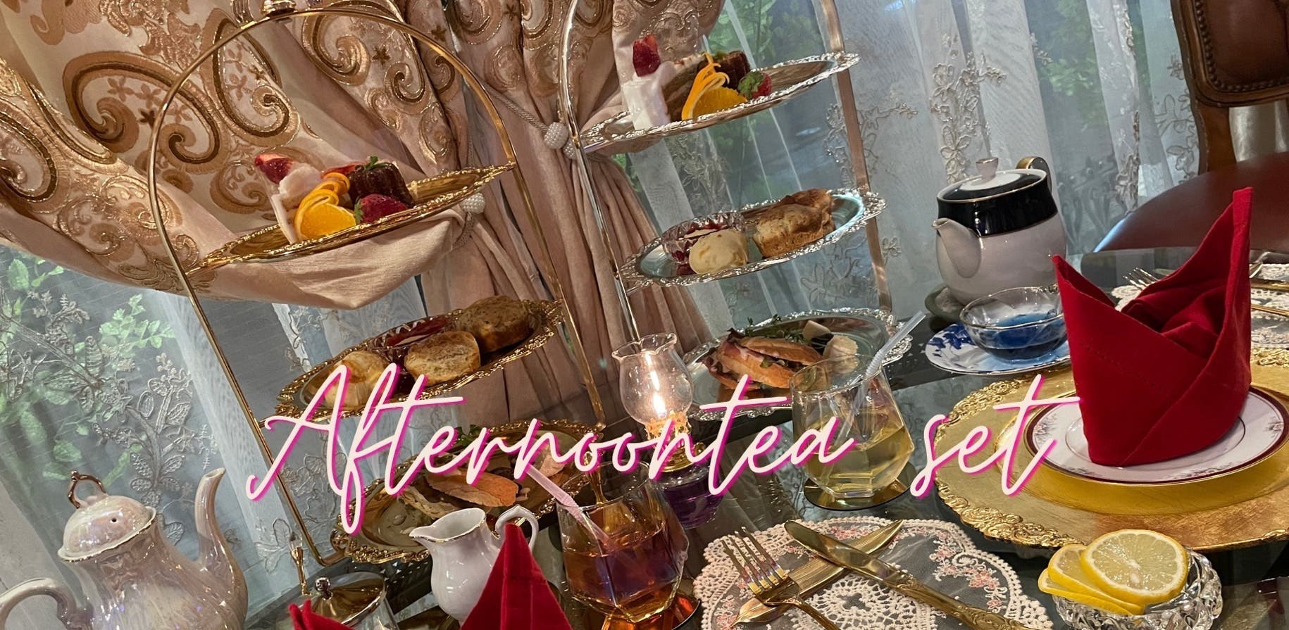 アフタヌーンティーセット(３段プレート)提供オプションの画像1