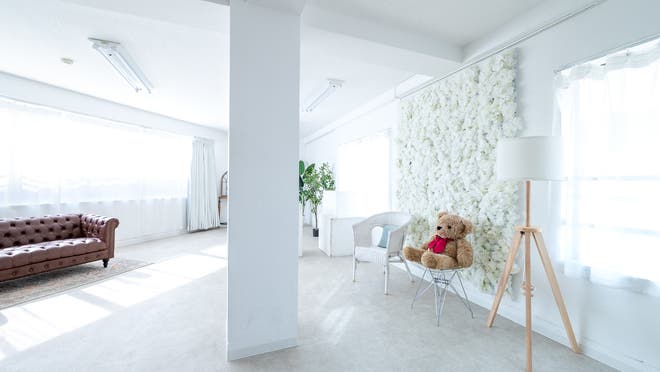 飯田橋駅2分|自然光 × 二面採光 × アーチ × 白壁 × 植物|24時間OK|土足OKの写真4