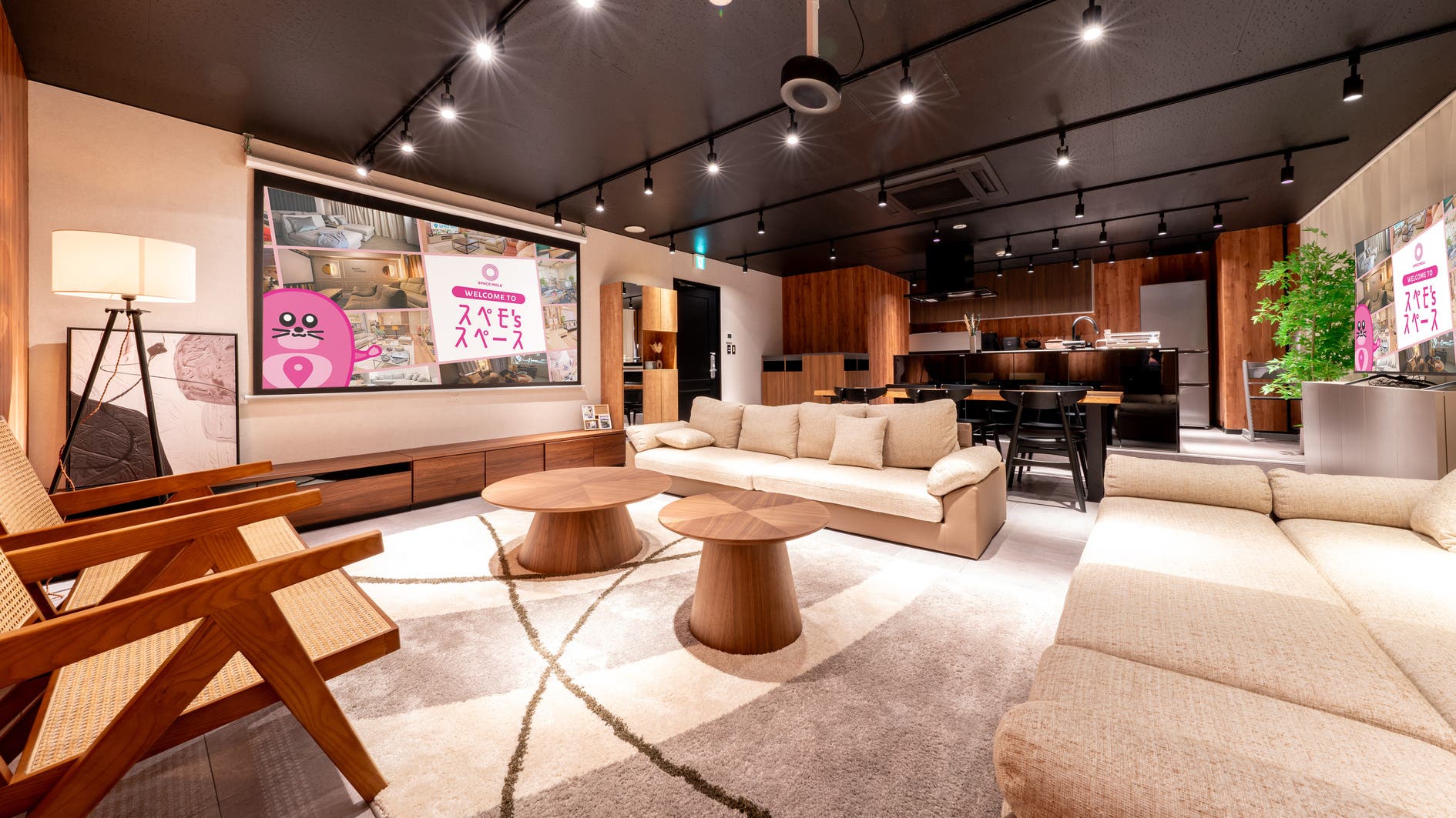 スペモ🏠クリスマス🎄プロジェクター📽️パーティー🥳誕生日🎊打ち上げ🎺615_SpemoLIVING京都五条の写真3