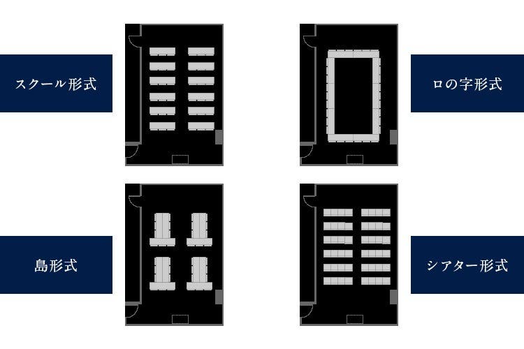 【リロの会議室　コンフォート新宿】RoomE+Fの写真2
