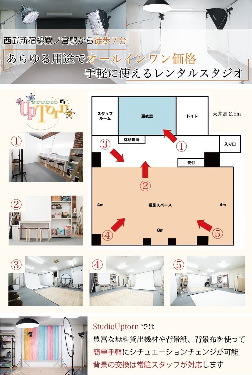 新宿からのアクセス良好！商用でも個人でもあらゆる用途でオールインワン価格の写真11