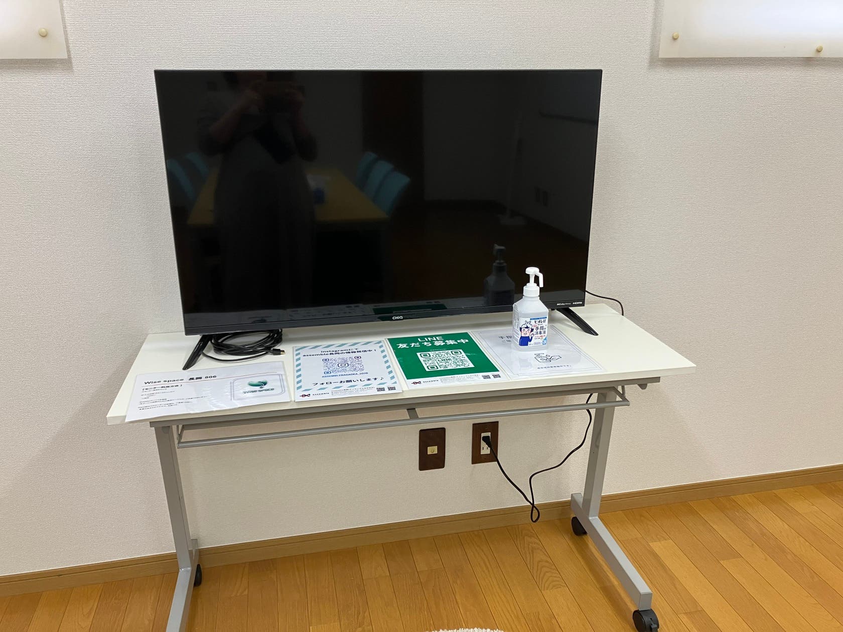 【Wise space８０6号室】レンタルスペース◆長岡駅近 /提携駐車場/Wi-Fi/モニター◆テレワーク、会議、勉強等の写真7