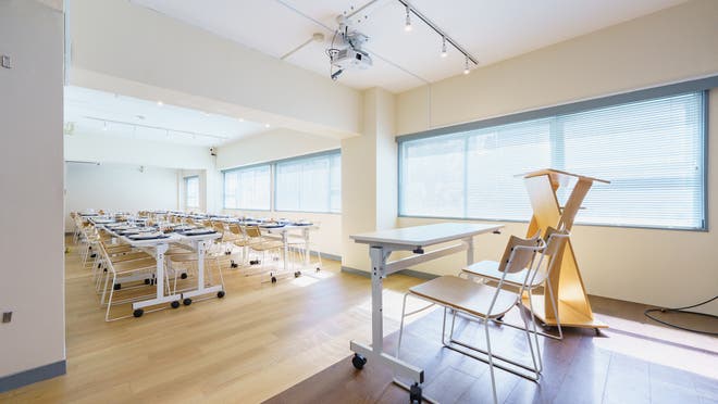 御茶ノ水駅7分✨席数76⭕️控室/飲食可/100㌅画面/ゴミ処理/会議/懇親会/歓送迎会/セミナーの写真17