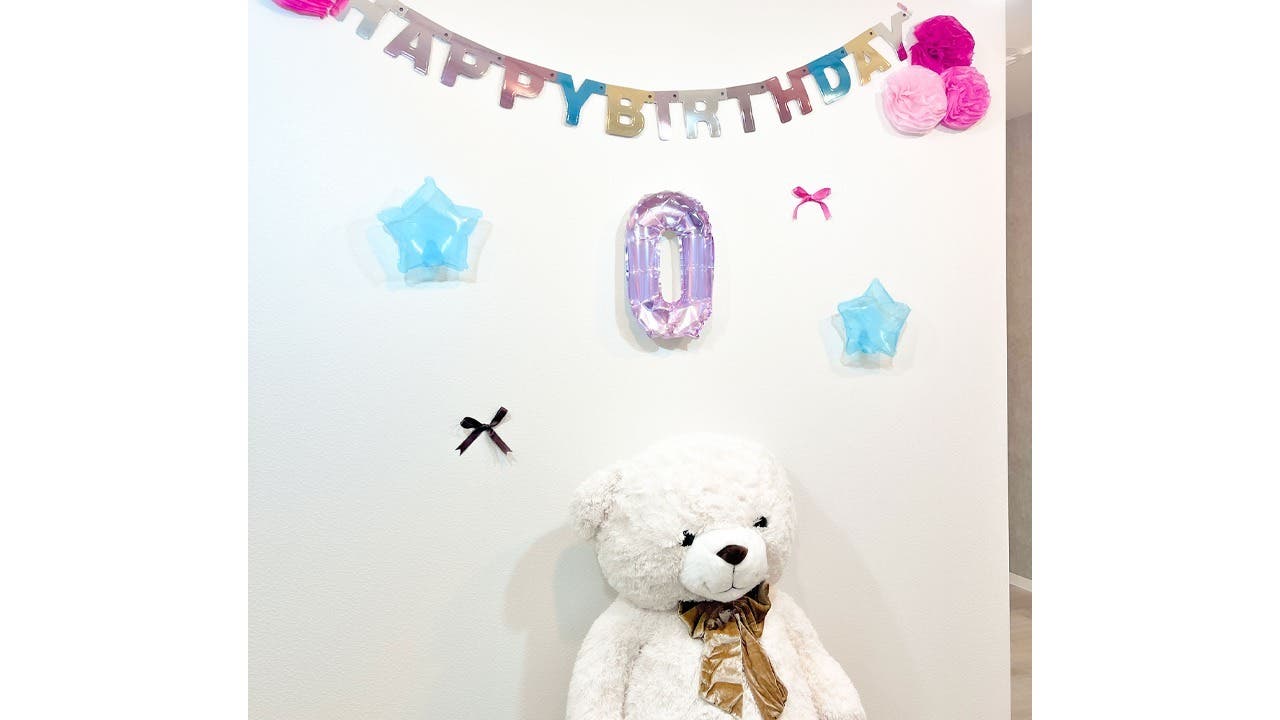 画像データ完全無料✨映える背景と衣装で思い出をもっと華やかに飾るRoomA☆誕生日｜七五三｜ニューボーンフォト｜パーティーの写真11