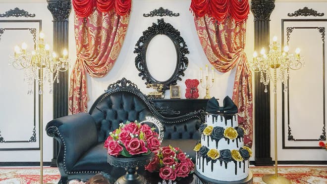 【移転のため2025年11月30日まで!!】天神・大名/💜黒×ゴシック×姫系撮影スタジオ💜/推し活/生誕祭/コスプレの写真18