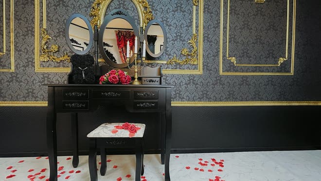 【移転のため2025年11月30日まで!!】天神・大名/💜黒×ゴシック×姫系撮影スタジオ💜/推し活/生誕祭/コスプレの写真7