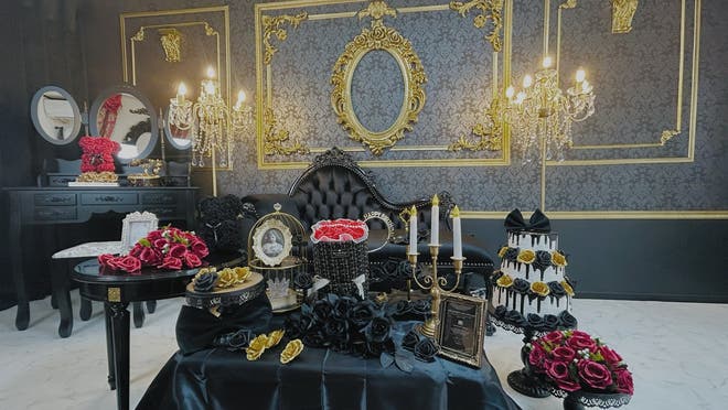 【移転のため2025年11月30日まで!!】天神・大名/💜黒×ゴシック×姫系撮影スタジオ💜/推し活/生誕祭/コスプレの写真17