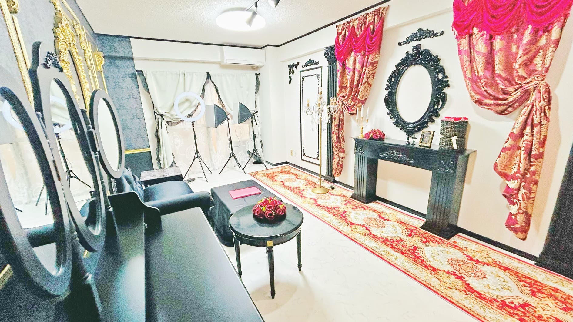 【2026年1月15日開店!！】博多／💜黒×ゴシック×姫系撮影スタジオ💜／推し活／生誕祭／コスプレ／モデル撮影／商用の写真16