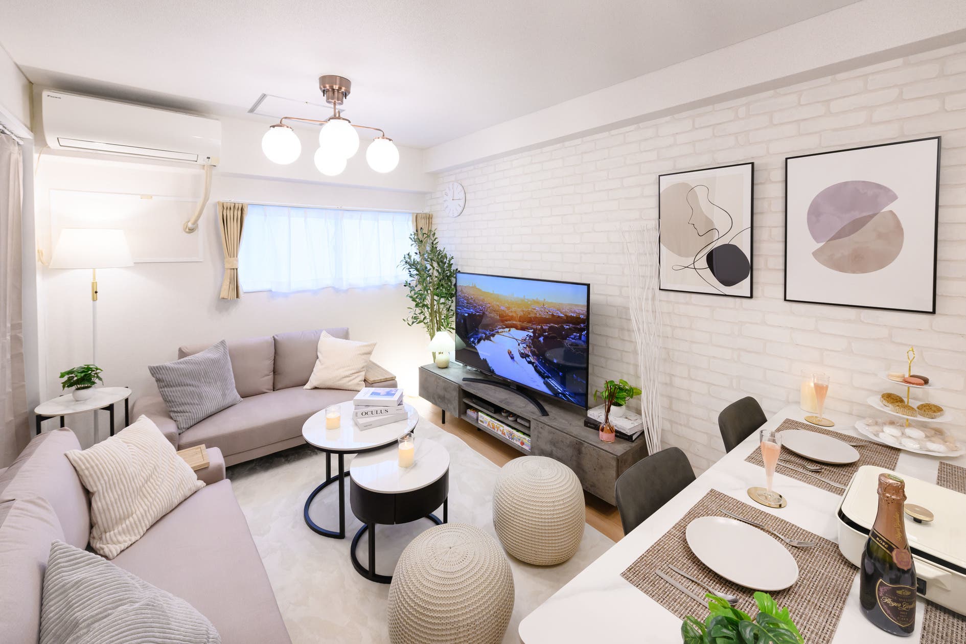 ✨女子会/デート/ママ会/オフ会などで大人気🤍お子様グッズあり👶大画面TVでSwitch＆映画鑑賞🎬タコパ/鍋パにも✨の写真28