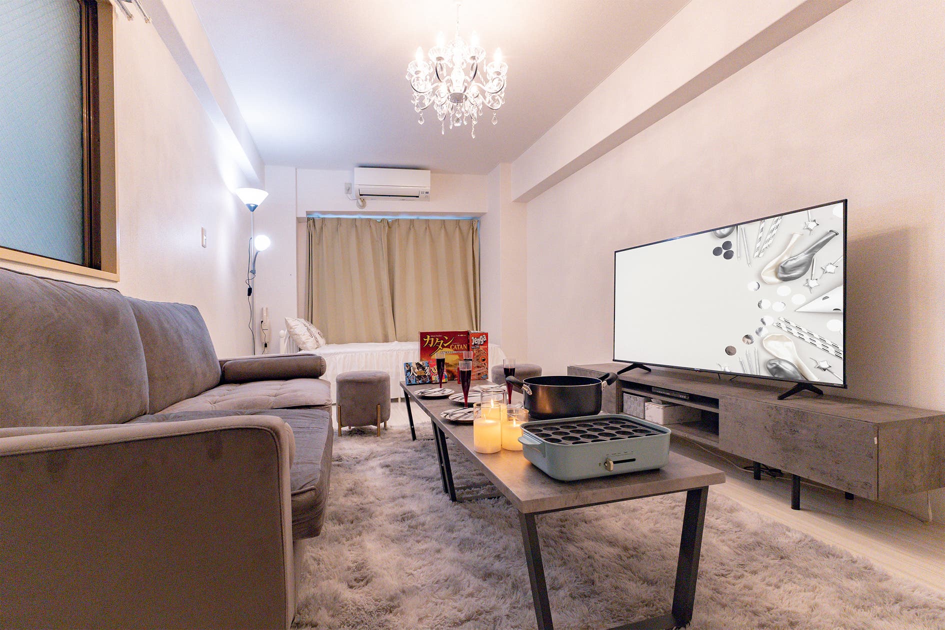 大人気のお部屋🤍推し活👼女性大人気のスペース💖撮影🎀超大型65型TV🎗コスプレ🥻女子会/デート💃ママ会🍺合コンの写真6