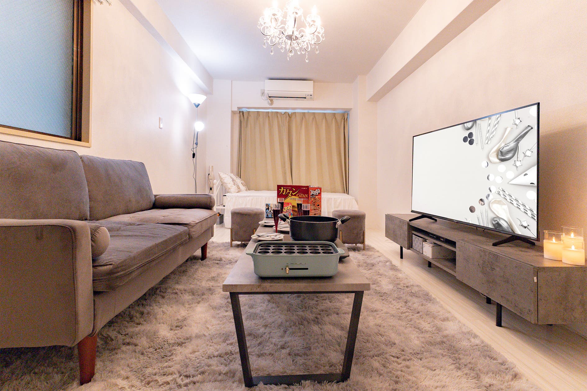 大人気のお部屋🤍推し活👼女性大人気のスペース💖撮影🎀超大型65型TV🎗コスプレ🥻女子会/デート💃ママ会🍺合コンの写真11