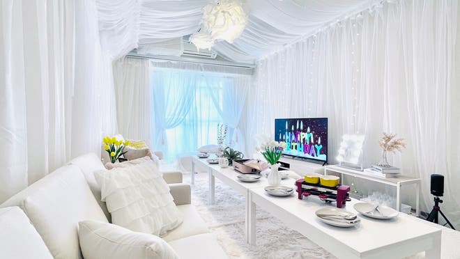 スペモ🏠️クリスマス🎄東梅田6分🚃プロジェクター🎥女子会💖おしゃれ✨️飲み会🍻デート💗撮影📸670_Ange梅田の写真1