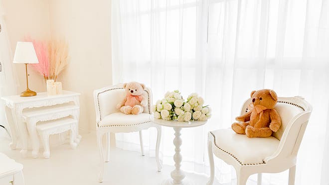 白家具×アンティーク👑推し活🌈白スタジオ🌙メイク&更衣室完備💄撮影機材無料💡誕生日会🍰 女子会OK🌷の写真10