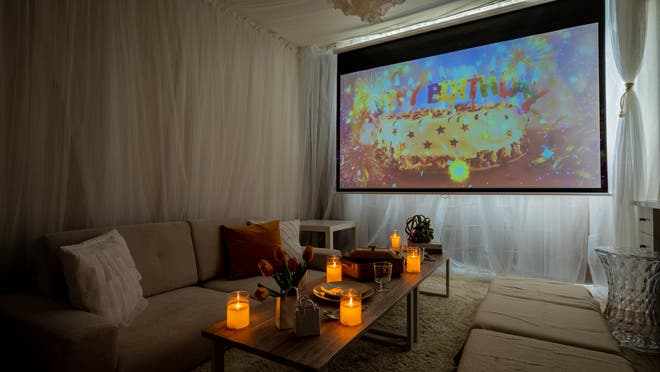 スペモ🏡クリスマス🎄心斎橋2分🚄プロジェクター🎥推し活💫女子会💖おしゃれ✨️飲み会🍻デート.674_Ange心斎橋の写真4