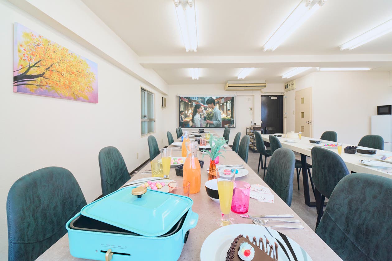 🈹50%OFF🏡30名広々パーティ🎉120㌅特大スクリーン💕会議👼セミナー✨打ち上げ🍺二次会🎉女子会🎊パーティーの写真5