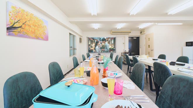 🈹50%OFF🏡30名広々パーティ🎉120㌅特大スクリーン💕会議👼セミナー✨打ち上げ🍺二次会🎉女子会🎊パーティーの写真5