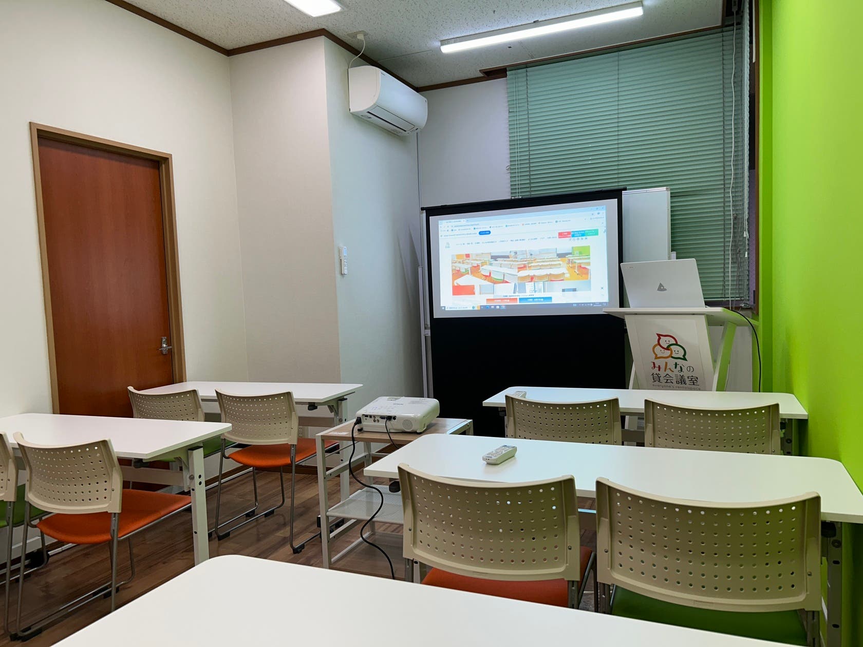 【旭橋駅徒歩5分】定員12＋α名！プロジェクター含む備品・高速Wi-Fi無料！東町103会議室の写真6