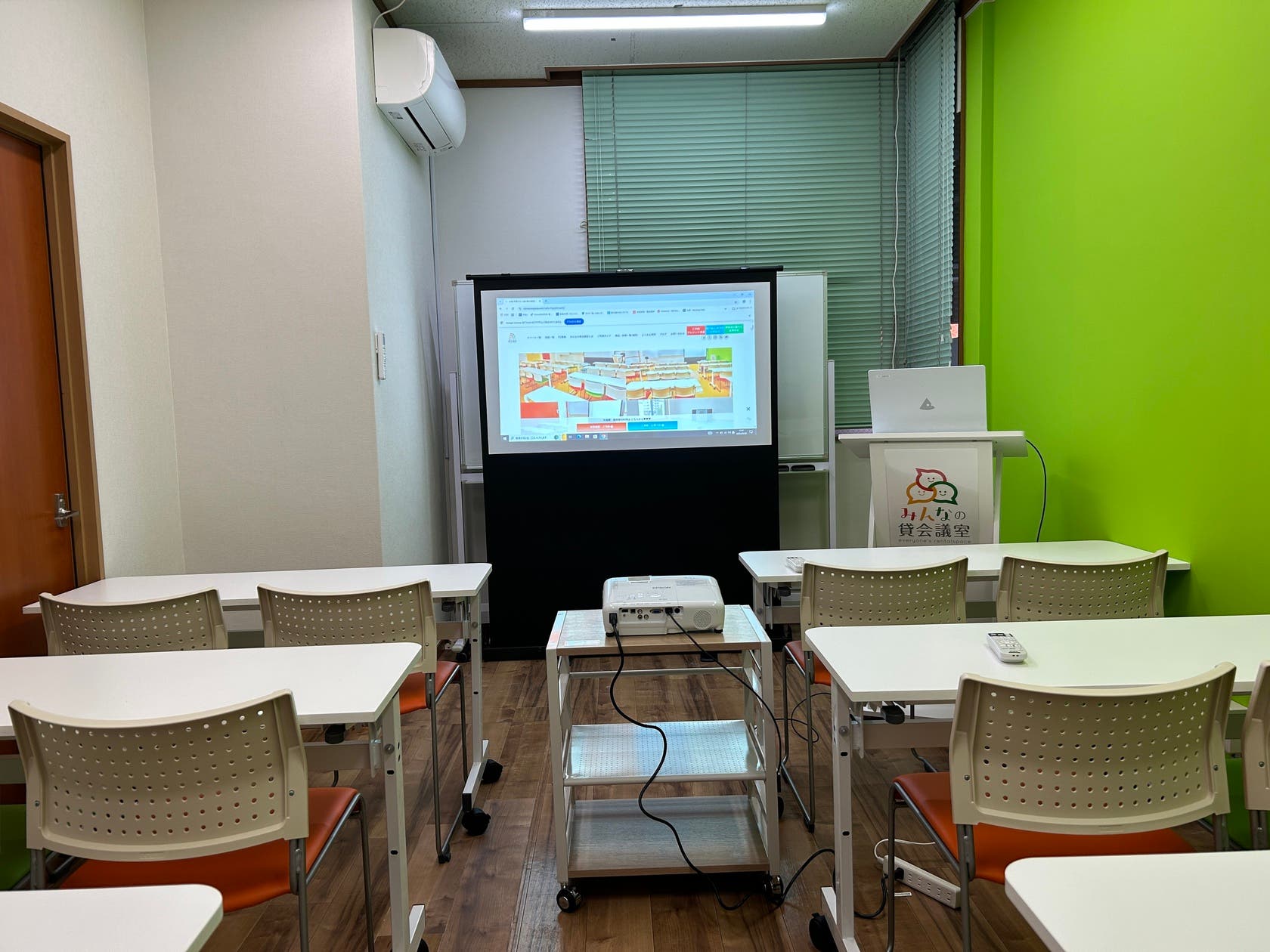 【旭橋駅徒歩5分】定員12＋α名！プロジェクター含む備品・高速Wi-Fi無料！東町103会議室の写真7