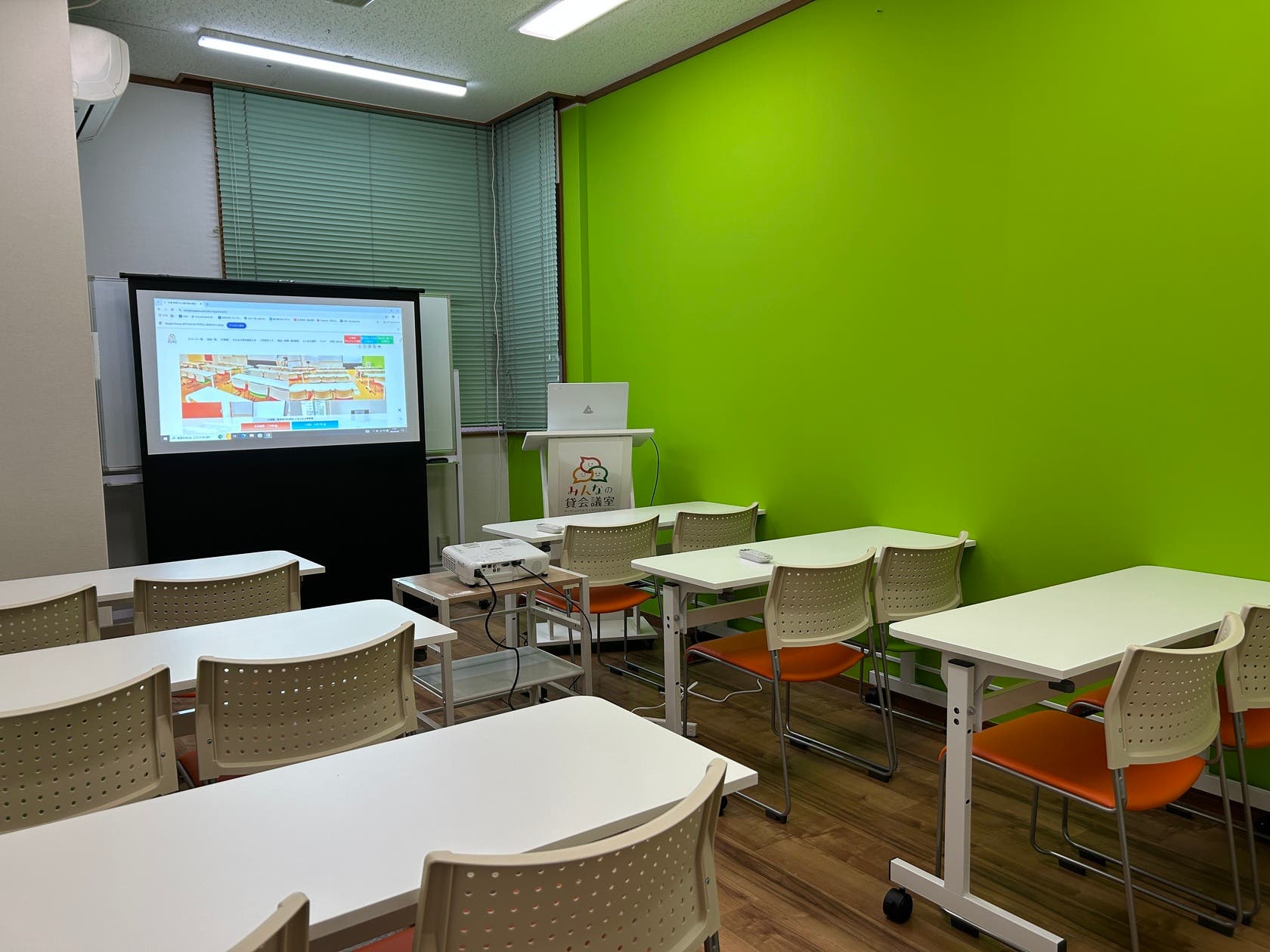 【旭橋駅徒歩5分】定員12＋α名！プロジェクター含む備品・高速Wi-Fi無料！東町103会議室の写真9