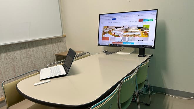 【旭橋駅徒歩5分】定員6+α名!プロジェクター含む備品・高速Wi-Fi無料!東町101会議室の写真2